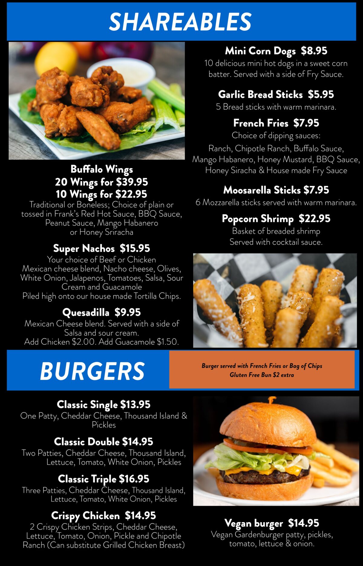 Our Menu – Wilsonville